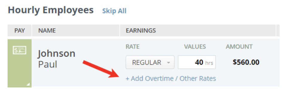 How do I pay my hourly employees overtime?